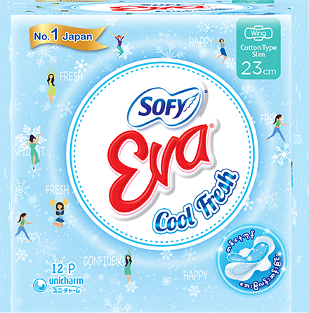SOFY® Eva Cool Fresh-အမ်ိဳးသမီးလစဥ္သုးံ SOFY